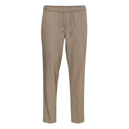 Sweatpants Casual Friday "Sweatpants CGPilou", Herren, Gr. L, L&auml;nge 32, braun (kangaroo melange length 32), Obermaterial: 35% Polyester Pol. recyc.. 22% Baumwolle CO. 22% Leinen LI. 19% Viskose CV. 2% Elasthan EL., Hosen