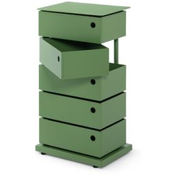 Dottus Trade Drehladen-Container Stahlblech 5-fach