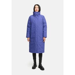 Wintermantel Navahoo "Traumbl&uuml;te 14", Damen, Gr. L (40), violett, Obermaterial: 100% Polyester. Innenfutter: 100% Polyester. Wattierung: 100% Polyester. &Auml;rmelfutter: 100% Polyester, gerade ca. Mitte Wade, &Auml;rmel ohne &Auml;rmelschlitz Rippstrickb&uuml;ndchen, M&auml;ntel Wintermantel, Warmer Parka mit Stehkragen