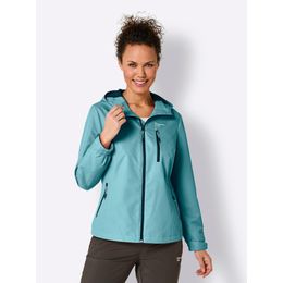 Funktionsjacke Catamaran, Damen, Gr. 38, blau (ozean), 100% Polyester, Netzware:100% Polyester, &Auml;rmelfutter:100% Polyester, unifarben, Jacken Funktionsjacke