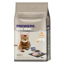 Premiere Meat Menu Trockenfutter Katze Adult Gefl&uuml;gel 4 kg