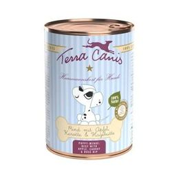 Terra Canis Welpe 6x400g Rind mit Apfel, Karotte und Hagebutte