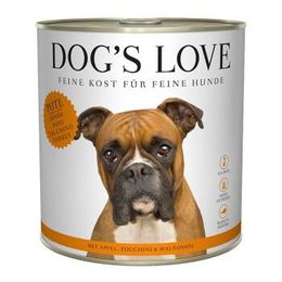 DOG&rsquo;S LOVE DOG'S LOVE Adult Classic Pute mit Apfel und Zucchini 6x800 g