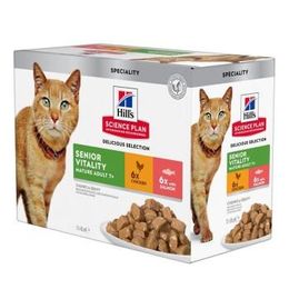 Hill's Hill's Science Plan Senior Vitality 7+ Mature Adult 24x85 g
