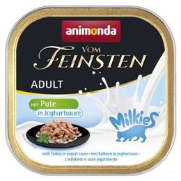 animonda Vom Feinsten Nassfutter Katze, Adult, Milkies 32x100g Pute, in Sauce
