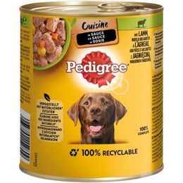 Pedigree Nassfutter Hund Adult Cuisine in Sauce Lamm 12x800 g