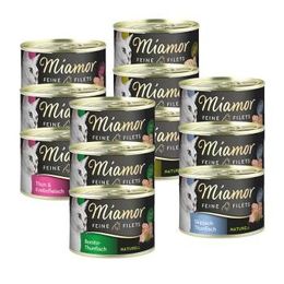 Miamor Feine Filets naturell Mixpaket 12x156g