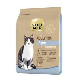 SELECT GOLD Trockenfutter Katze Light Adult Gefl&uuml;gel und Reis 2,5 kg