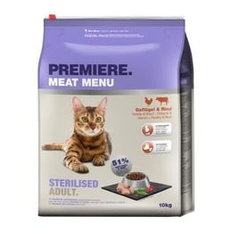 Premiere Meat Menu Trockenfutter Katze Sterilised 10 kg