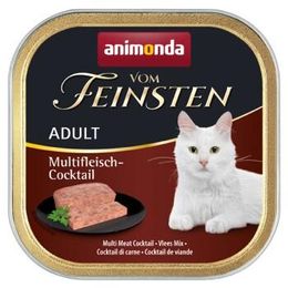animonda Vom Feinsten Nassfutter Katze, Adult, Fleischcocktail 32x100 g