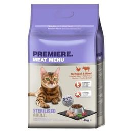 Premiere Meat Menu Trockenfutter Katze Sterilised 4 kg