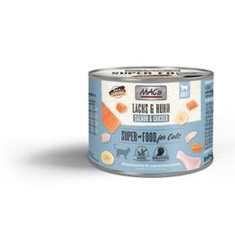 Mac's MAC's Nassfutter Katze Adult Lachs und H&auml;hnchen 24x200 g