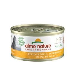 Almo Nature HFC Natural Nassfutter Katze H&uuml;hnerbrust 48x70 g