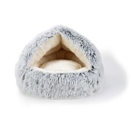 AniOne H&ouml;hle Fluffy 2-in-1 grau XS