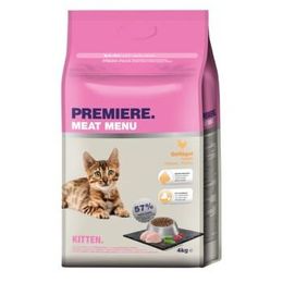 Premiere Meat Menu Trockenfutter Katze Kitten Gefl&uuml;gel 4 kg
