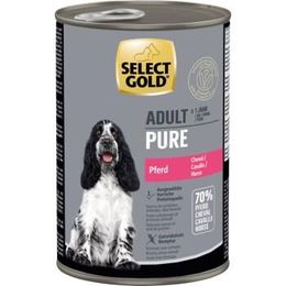SELECT GOLD Pure Adult Pferd 12x400 g
