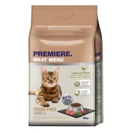 Premiere Meat Menu Trockenfutter Katze Grainfree Fasan 4 kg