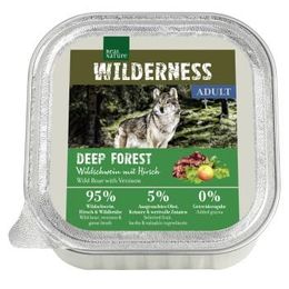 REAL NATURE WILDERNESS Nassfutter Hund, Adult, Wildschwein mit Hirsch 32x100 g