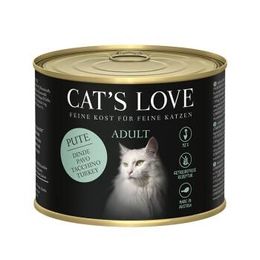 CAT'S LOVE Nassfutter Katze Adult Pute 12x200 g