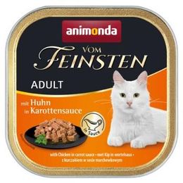 animonda Vom Feinsten Nassfutter Katze, Adult 32x100g Huhn, in Sauce
