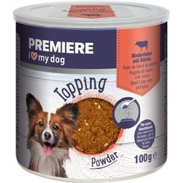 Premiere Topping Powder Rinderleber mit K&uuml;rbis 6x100 g