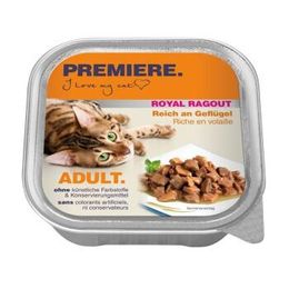 Premiere Royal Ragout Nassfutter Katze Adult Gefl&uuml;gel 64x100 g
