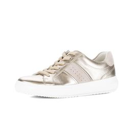 Sneaker Gabor "Sneaker low", Damen, Gr. 35,5, gold, Schuhe Sneaker