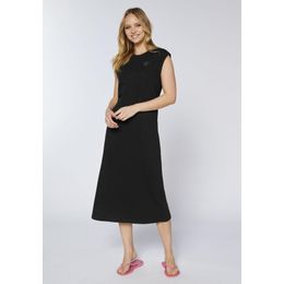 Shirtkleid Chiemsee, Damen, Gr. 40, Normalgr&ouml;&szlig;en, schwarz, 80% Baumwolle, 20% Polyester, Rundhals, Kleider Shirtkleid