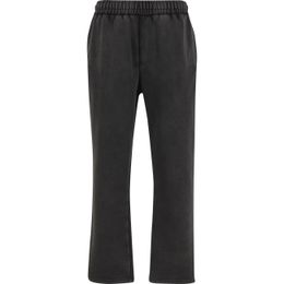 Jogginghose Urban Classics "Urban Classics Vintage Heavy Trackpants", Herren, Gr. L, US-Gr&ouml;&szlig;en, magnet, 70% Baumwolle, 30% Polyester, unifarben, relaxed fit, Hosen Jogginghose