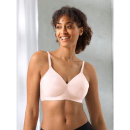 T-Shirt-BH Naturana, Damen, Gr. 85, Cup C, rosa (hellros&eacute;), 75% Polyamid, 25% Elasthan, Futter:100% Polyester, R&uuml;ckenteil:84% Polyester, 16% Elasthan, BHs T-Shirt-BH