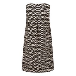Sommerkleid Betty Barclay "Damen ohne Arm", Damen, Gr. 36, Normalgr&ouml;&szlig;en, schwarz, beige, Obermaterial: 55% Leinen, 45% Viskose, Basic schmal kurz, Rundhals, Kleider Sommerkleid