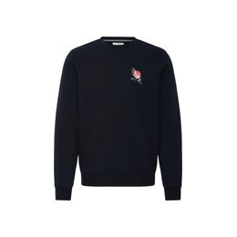 Longpullover Blend "Sweater BHJapa Backprint", Herren, Gr. XL, schwarz, Obermaterial: 60% Baumwolle CO. 40% Polyester PES., Pullover Longpullover