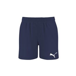 Badeshorts Puma, Herren, Gr. S, N-Gr, blau (navy), Web, Polyester, unifarben, Badehosen Badeshorts, mit zeitlosem Design