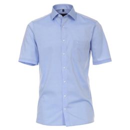 Businesshemd Casamoda "Casamoda Businesshemd uni", Herren, Gr. 39, Normalgr&ouml;&szlig;en, blau (hellblau), 100% Baumwolle, unifarben, schmal, Hemden