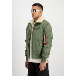 Bomberjacke Alpha Industries "B-15 III TT Two Tone", Herren, Gr. L, gr&uuml;n (sage, gr&uuml;n), Obermaterial: 100% Nylon, Futter: 100% Polyester, &Auml;rmelfutter: 100% Nylon, F&uuml;llung: 100% Polyester, Jacken Bomberjacke