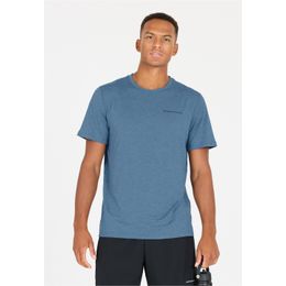 Funktionsshirt Endurance "Abdon", Herren, Gr. XL, blau (ice), 95% Polyester, 5% Elasthan, unifarben, normal, Rundhals, Shirts Funktionsshirt, mit smartem 4-Wege-Stretch