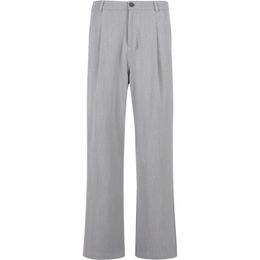 Stoffhose 2Y STUDIOS "2Y Studios Tahlo Loose Pants", Herren, Gr. 28, Normalgr&ouml;&szlig;en, grau, 65% Polyester, 32% Baumwolle, 3% Elasthan, unifarben, loose fit, Hosen Stoffhose