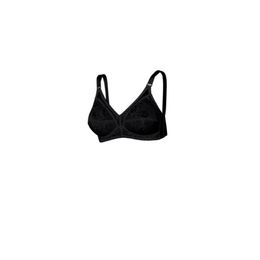 Sassa Mode B&uuml;gelloser BH SASSA, Damen, Gr. 75, Cup D, schwarz, 50% Polyester, 47% Polyamid, 3% Elasthan, BHs