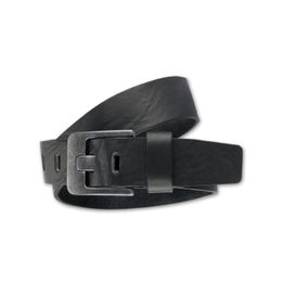 Bernd G&ouml;tz Lederg&uuml;rtel BERND G&Ouml;TZ "Lederg&uuml;rtel mit markanter dunkler Designschlie&szlig;e", Herren, Gr. 100, schwarz, Rindsleder, G&uuml;rtel Lederg&uuml;rtel