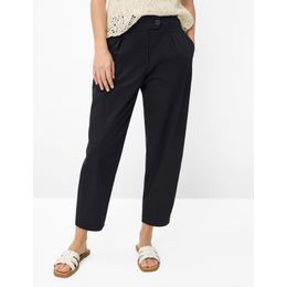 5-Pocket-Hose Brax "Style MEGAN S", Damen, Gr. 32, Normalgr&ouml;&szlig;en, navy, Web, 76% Baumwolle, 21% Polyamid, 3% Elasthan, Hosen 5-Pocket-Hose