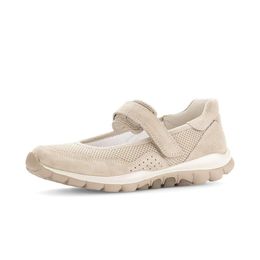 Sneaker Gabor "Sneaker low", Damen, Gr. 38,5, beige, Schuhe Sneaker
