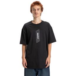 T-Shirt DC Shoes "DC Omega", Herren, Gr. M, schwarz, Obermaterial: 75% Walkfrottier, 25% Walkfrottier;, Shirts T-Shirt