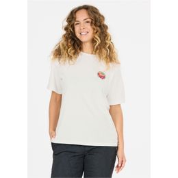 T-Shirt WHISTLER "Saloma", Damen, Gr. 36, sanftes wei&szlig;, 100% Baumwolle, bedruckt, normal, Rundhals, Shirts T-Shirt, Komfort