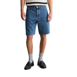 Marc O'Polo Shorts MARC O'POLO DENIM "aus Bio-Baumwolle", Herren, Gr. 31, Normalgr&ouml;&szlig;en, dunkelblau, Obermaterial: 100% Baumwolle, unifarben, relaxed fit normal, Hosen Shorts
