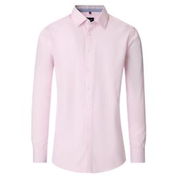 Businesshemd Venti "Venti Businesshemd uni", Herren, Gr. 39, Normalgr&ouml;&szlig;en, rosa (zartrosa), 100% Baumwolle, unifarben, schmal, Hemden