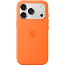Apple Smartphone-H&uuml;lle "iPhone 17 Pro Silikon Case mit MagSafe", orange, Smartphones, H&uuml;llen