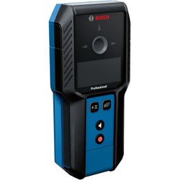Leitungsortungsger&auml;t Bosch Professional "&raquo;GMS 120-27&laquo;", blau (blau, schwarz), B:11,3cm L:20,8cm T:7,8cm, Leitungssuchger&auml;te, mit Tasche; 2 x 1,5 V LR6-Batterie (AA)