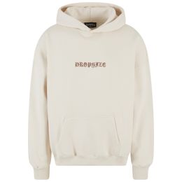 Kapuzensweatshirt DROPSIZE "Dropsize Herren Heavy Oversize Crime Hoodie", Herren, Gr. L, coconutmilk, 70% Baumwolle, 30% Polyester, Sweatshirts