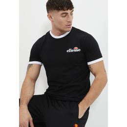 T-Shirt Ellesse "MEDUNO TEE", Jungen, Gr. L, schwarz, Obermaterial: 100% Baumwolle, Rundhals, Shirts T-Shirt