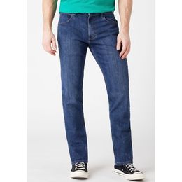Regular-fit-Jeans Wrangler "Authentic Regular", Herren, Gr. 44, L&auml;nge 32, grau (schwarz, stone), Denim/Jeans, Obermaterial: 98% Baumwolle, 2% Elasthan, regular fit lang, Jeans, Topseller